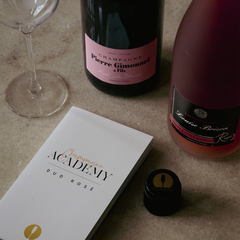 Champagne Plus de Bulles - Coffret Champagne Academy - Duo Rosé ...