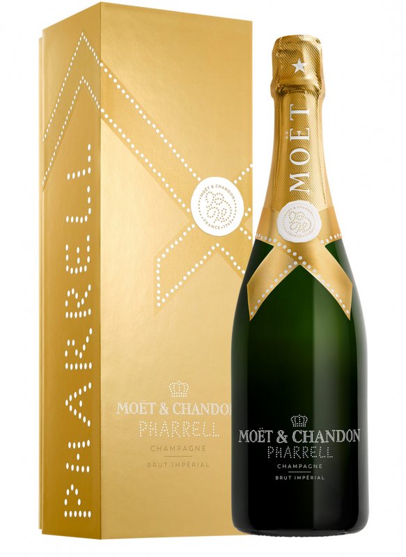 Champagne Moët & Chandon - Brut Impérial éd. Pharrell Williams (Gold ...