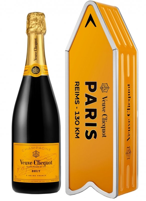 Veuve Clicquot Champagne - Coffret Arrow - Bottle 75cl - Presentation ...