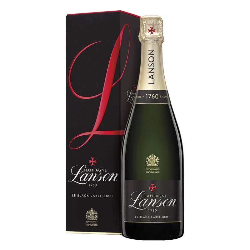 Lanson Champagne - Black Label - Bottle 75cl - Box | Plus de Bulles