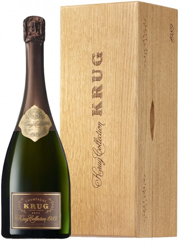 Champagne Krug - Krug Collection 1989 - Bottiglia 75 cl - Cassa legno ...