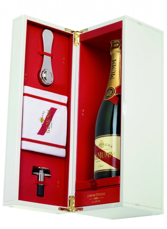 Champagne Mumm - Le Protocoles Gift Box - Bouteille 75CL - Coffret ...