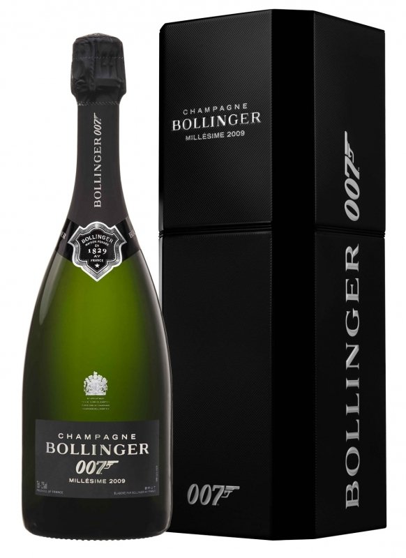 Champagne Bollinger - James Bond 007 spectre 2009 - Bouteille 75CL - Coffret | Plus de Bulles