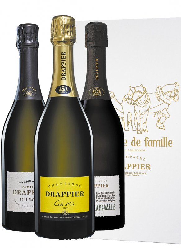 Drappier Champagne - Coffret Histoire de famille - Bottle 75cl ...